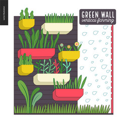 Vertical farming plant factory Royalty Free Vector Image