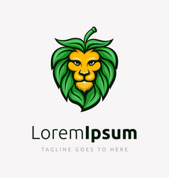 Lion Leaf Logo Vector Images (over 260)