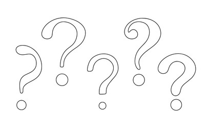 Question Mark Outline Vector Images (over 13,000)