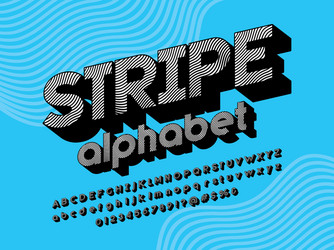 Sound wave font Royalty Free Vector Image - VectorStock