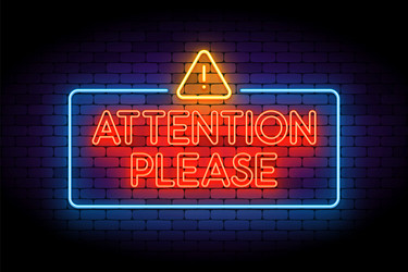 Warning neon text danger zone neon sign Royalty Free Vector