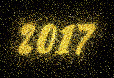 Gold 2017 Royalty Free Vector Image - VectorStock