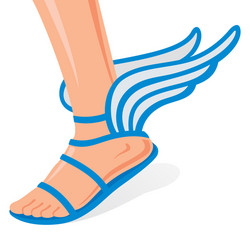 Winged Foot Vector Images (over 1,600)