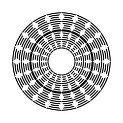 Circle design elements set Royalty Free Vector Image