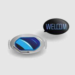 Chat bot work Royalty Free Vector Image - VectorStock