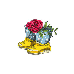 Welly Boots Drawing Vector Images (over 130)