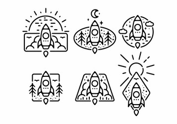 Rocket Line Art Vector Images (over 13,000)