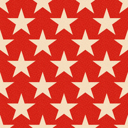 Shiny star isolated on red background Royalty Free Vector