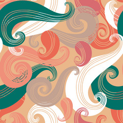 Abstract seamless wave background Royalty Free Vector Image