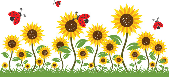 Sunflowers Clipart Vector Images (over 1,200)