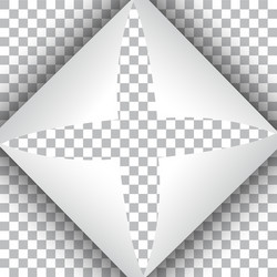 Page curl for infographic Royalty Free Vector Image