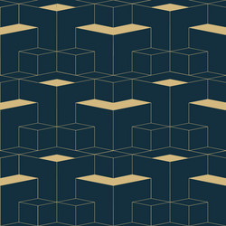 Seamless geometric golden element pattern Vector Image