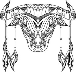 Bull Adult Coloring Vector Images (over 270)