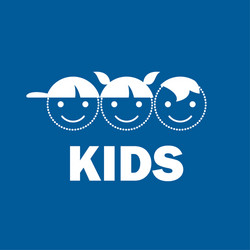 Logo kids Royalty Free Vector Image - VectorStock