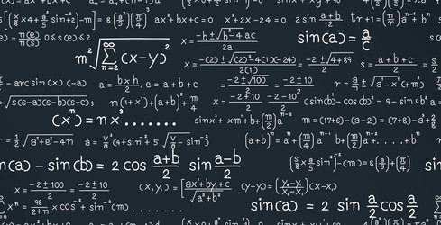 Math formulas Royalty Free Vector Image - VectorStock