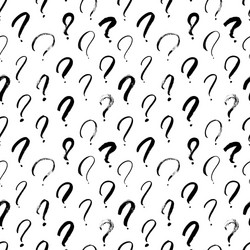 Question marks seamless pattern Royalty Free Vector Image