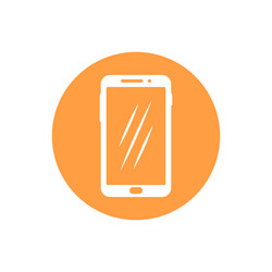 Smartphone icon design phone sign Royalty Free Vector Image