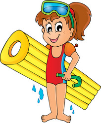 Water sport theme image 5 Royalty Free Vector Image