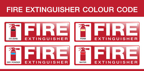 Sign of the fire extinguisher Royalty Free Vector Image