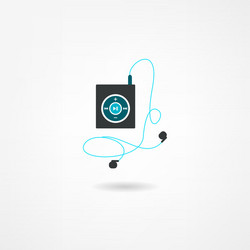 Cartoon mp3 player Royalty Free Vector Image - VectorStock