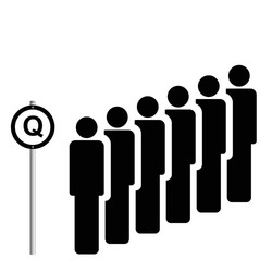 Queue Silhouette Vector Images (over 330)