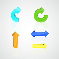 3d battery charge indicator Royalty Free Vector Image