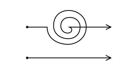 Different hand drawn doodle scribble path Vector Image