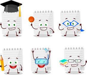 School student brown pilgrims hat cartoon Vector Image