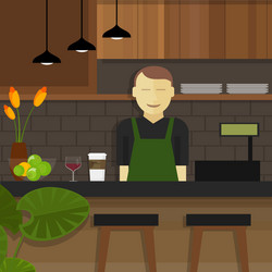 Man Behind Counter Vector Images (over 160)