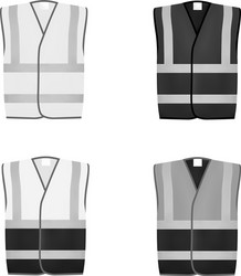 Yellow vest isolated Royalty Free Vector Image