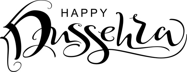 Dussehra Text Vector Images (over 1,000)