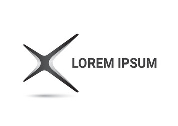 Letter x logo icon design template creative logo Vector Image
