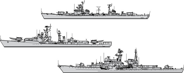 Ship destroyer icon cartoon military navy Vector Image