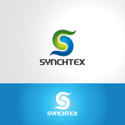 Synch - stylish letter s logo Royalty Free Vector Image