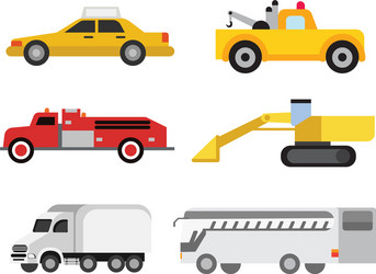 Car pattern flat design Royalty Free Vector Image