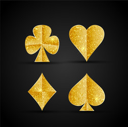Gold Playing Card Symbols Vector Images (over 3,600)