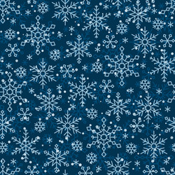 Snow flake line seamless pattern winter background