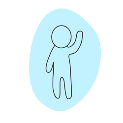 Welcoming Person Silhouette Vector Images (over 430)