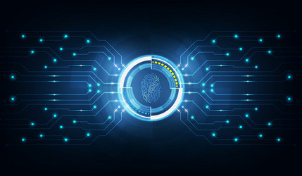 Abstract technology backgroundsecurity system Vector Image