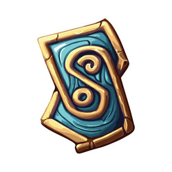 Game artefact icon isolated on white background Vector Image