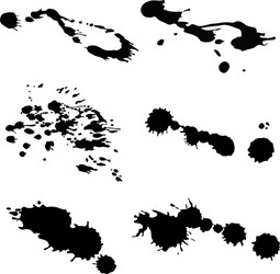 Ink blots Royalty Free Vector Image - VectorStock