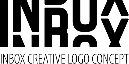 Inbox design logo concept - template Royalty Free Vector