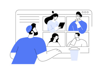 Cartoon Discussion Group Vector Images (over 12,000)