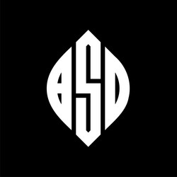 Bsd logo letter design Royalty Free Vector Image