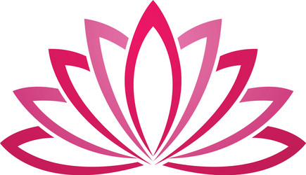 Lotus logo template Royalty Free Vector Image - VectorStock