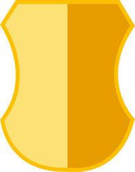 Shields yellow color icon security shield Vector Image