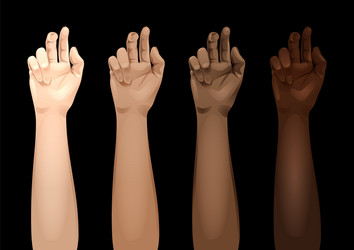 Women arms templates Royalty Free Vector Image