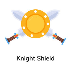 Knight shield Royalty Free Vector Image - VectorStock