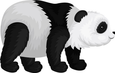 Panda Side View Vector Images (48)