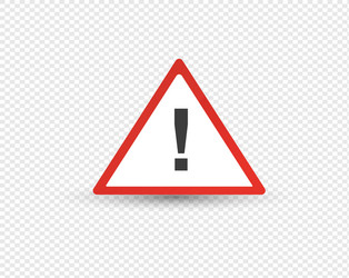 Warning pinch point label sign on white background
